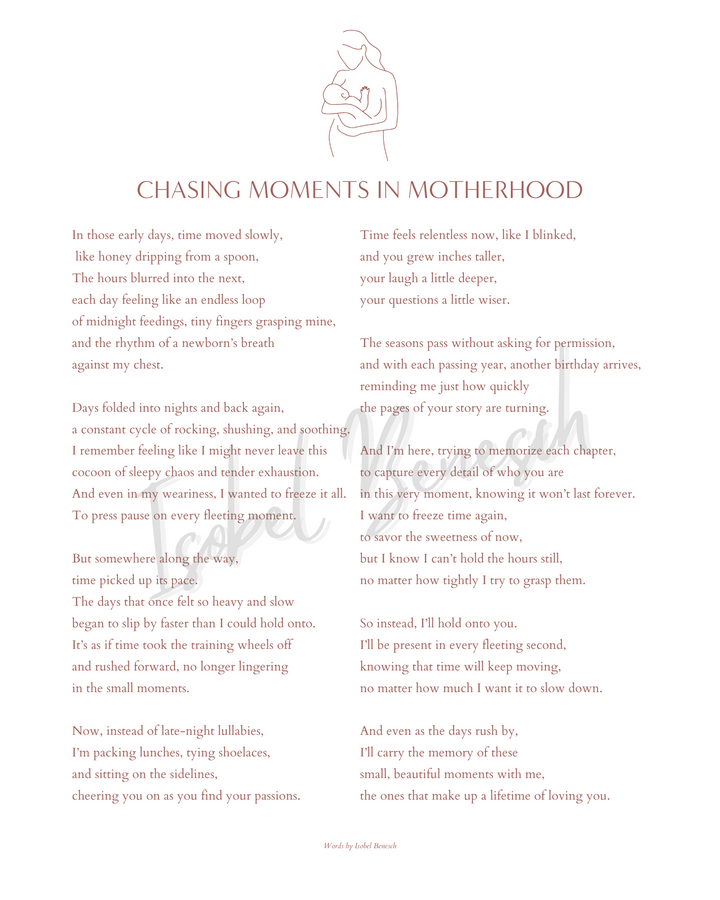 Printable Poems for New Mothers | Motherhood Poetry for Postpartum ...