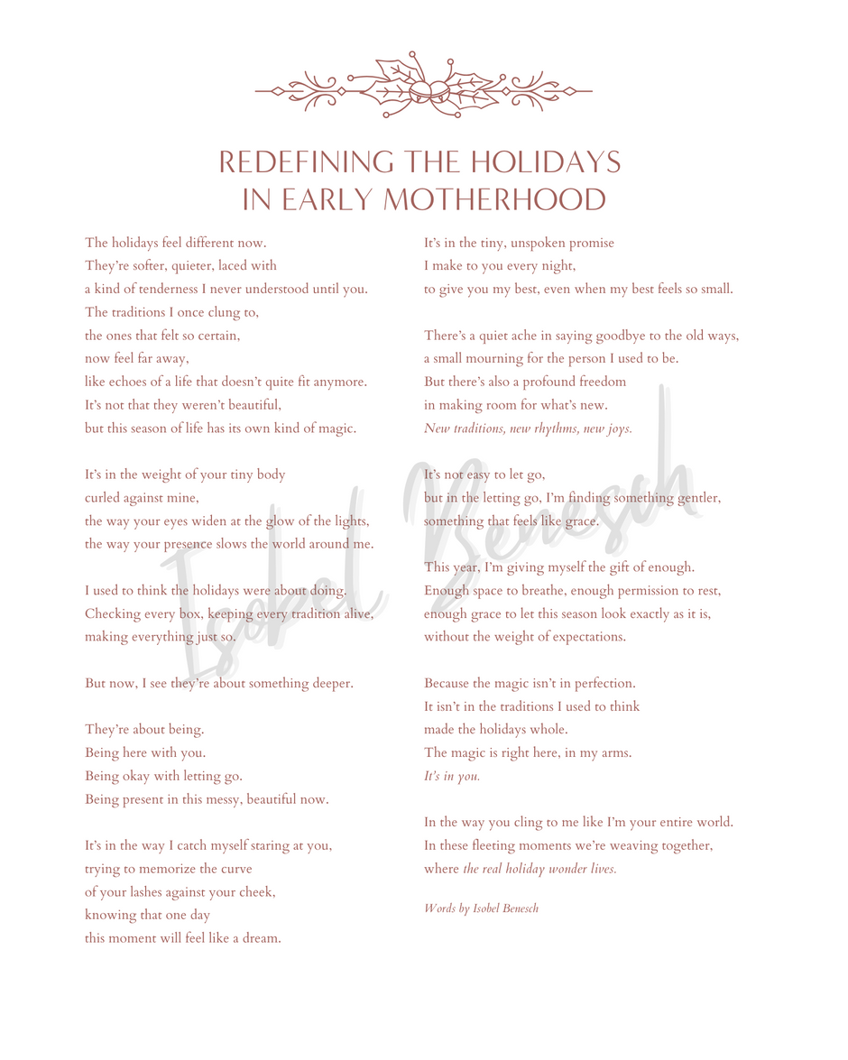 Printable Poems for New Mothers | Motherhood Poetry for Postpartum ...